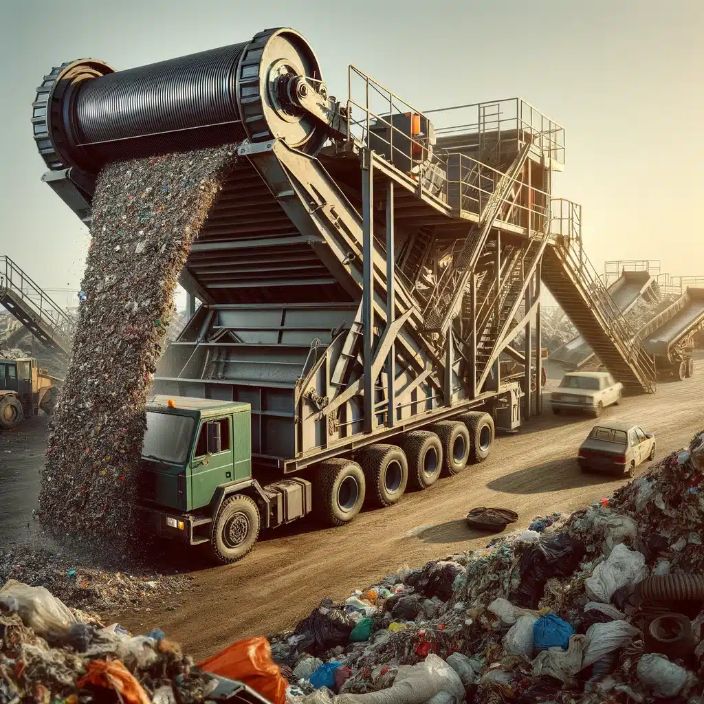 How Mobile Trommel Screens Improve Waste Processing